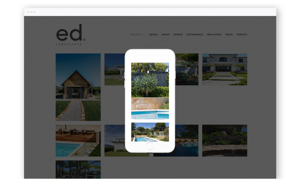 Landscaping Website Design Case Study: ED Landscapes | Pixel Fish