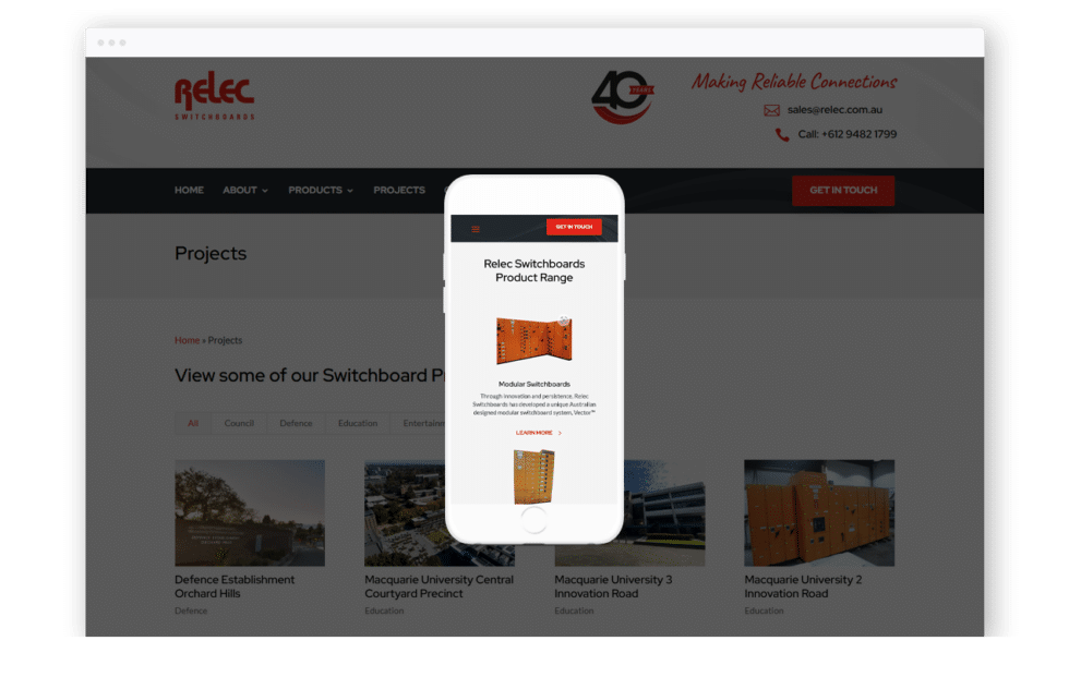 Electrical Switchboard Website Design Case Study